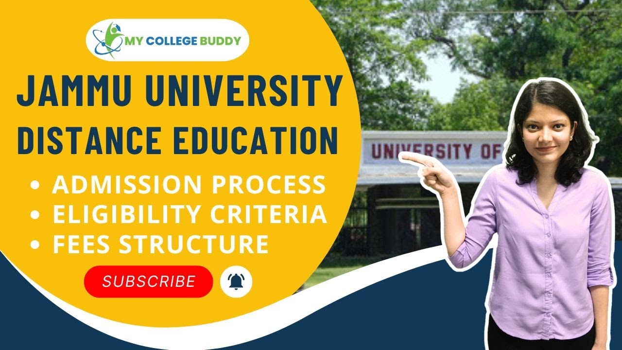 Jammu University Distance Education Admission | Approvals, Rankings ...