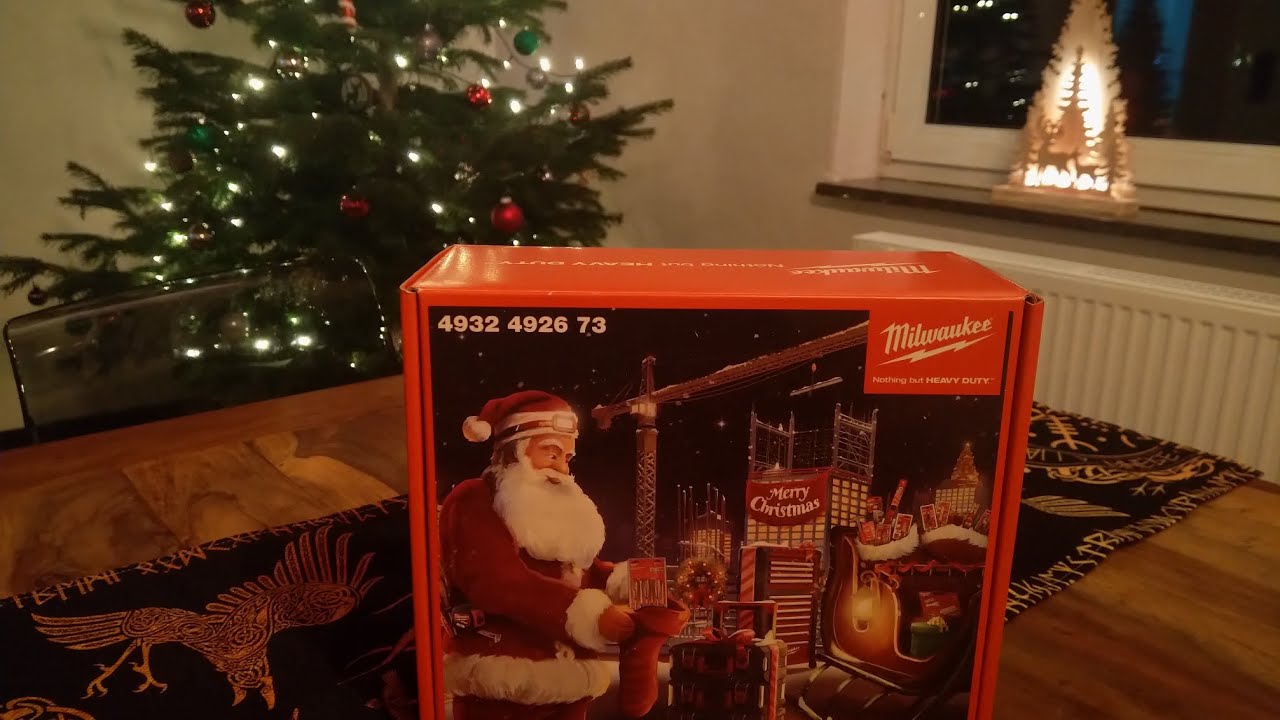 Milwaukee 4 Advent and Christmas Present Unboxing - YouTube
