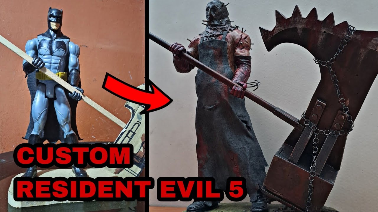 FIGURA CUSTOM VERDUGO Resident Evil 5 / Tutorial Artoni - YouTube