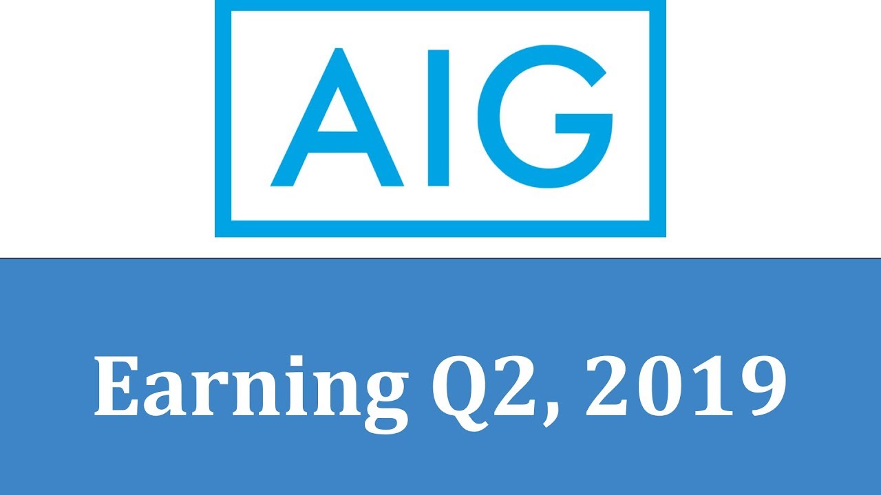 AIG stock - American International Group's Earning Data Q2, 2019 ...