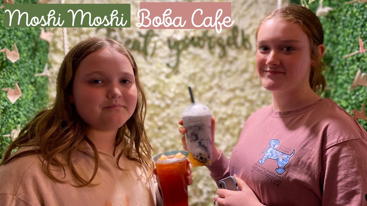 Moshi Moshi Boba Cafe Experience The Boba Drink Cute Cafe In NC - YouTube