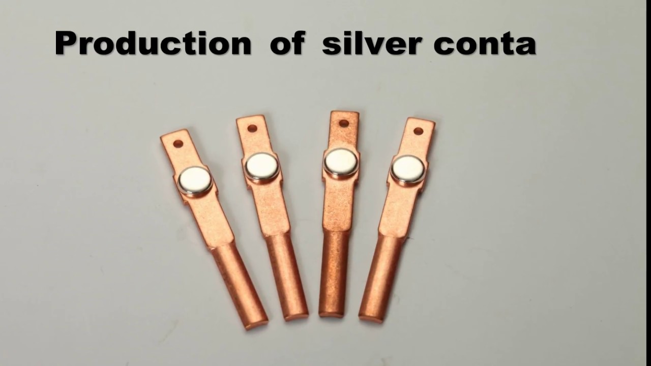 Production of silver contacts - YouTube