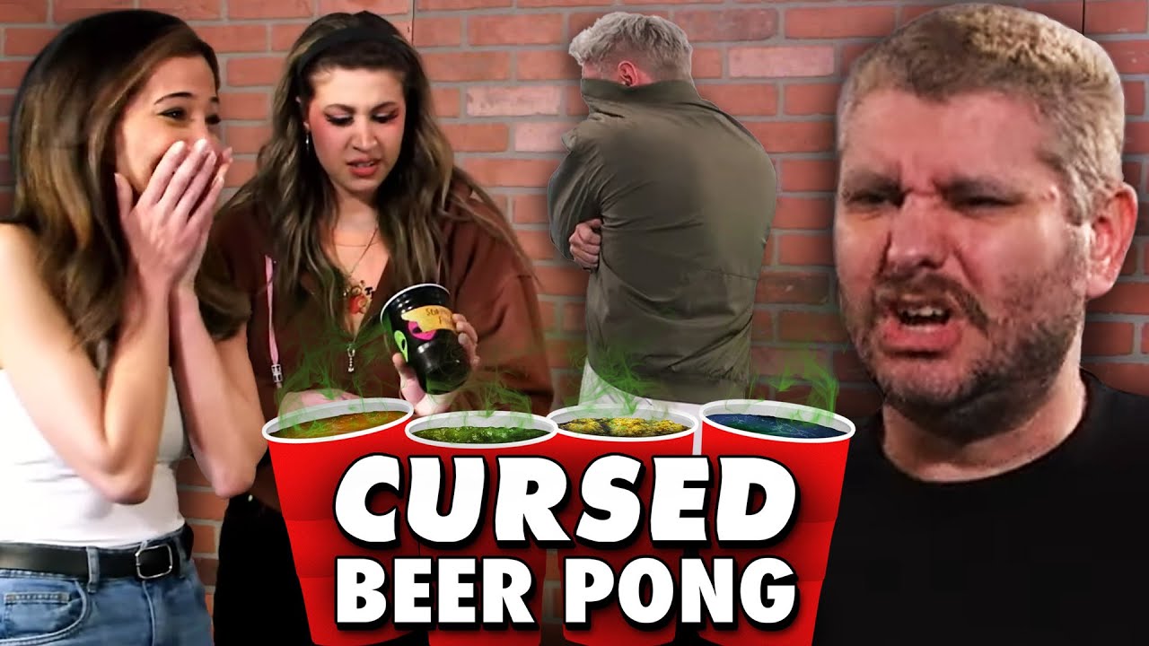 The Crew Plays Cursed Beer Pong - YouTube