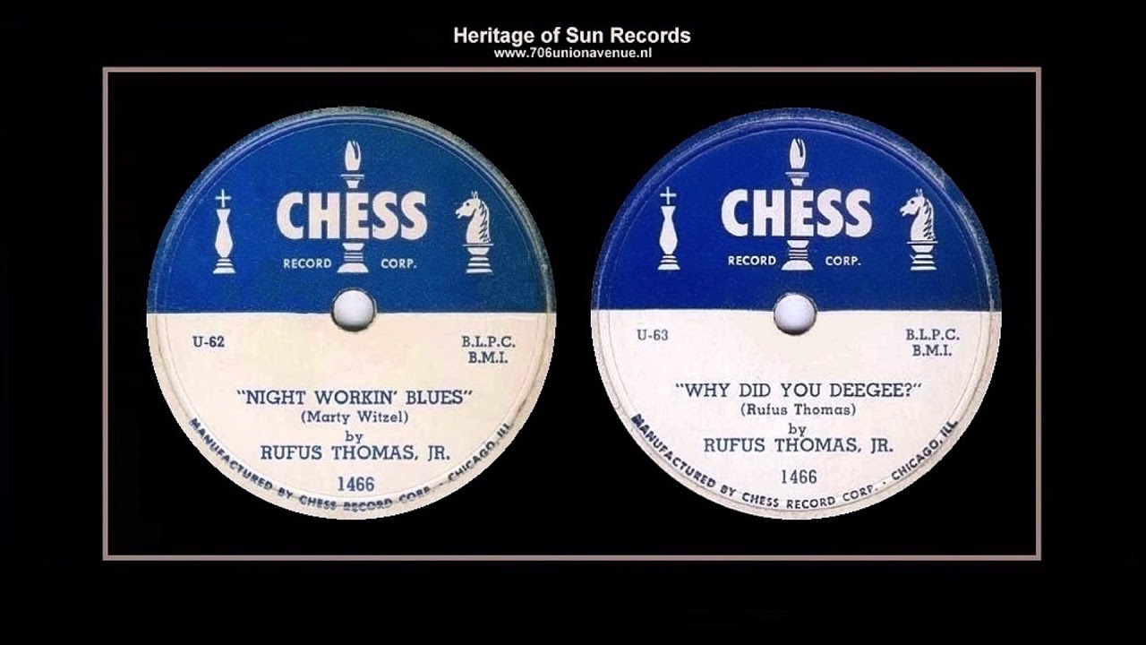 (1951) Chess 1466 ''Night Workin' Blues'' b/w ''Why Did You Degee ...