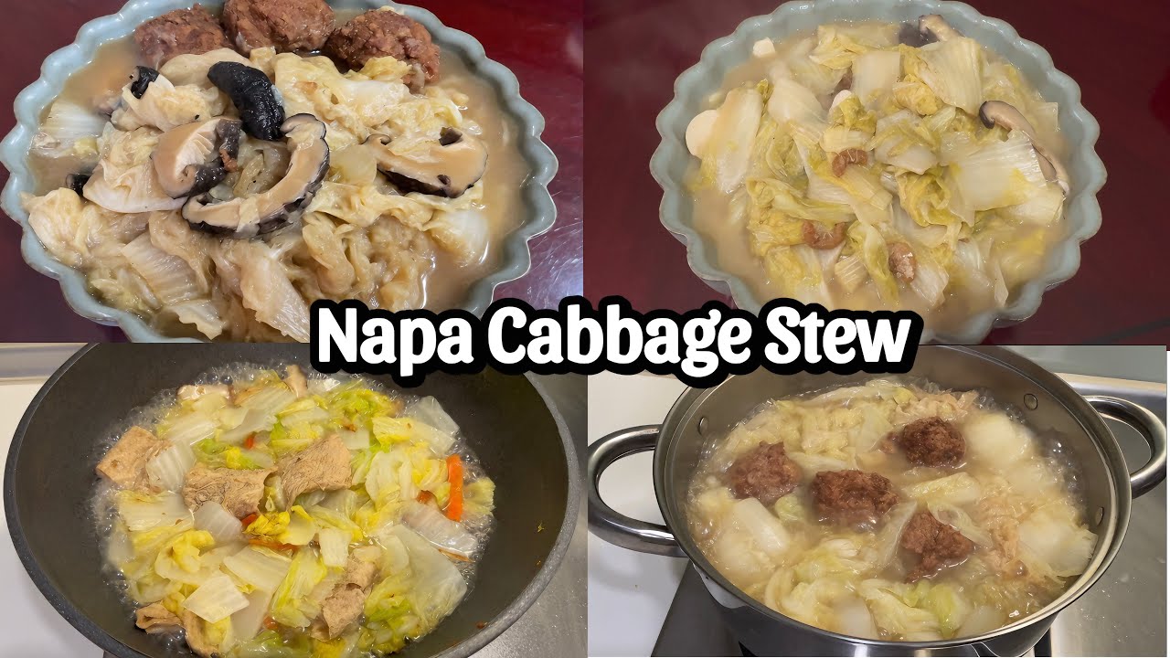 It’s all about Cooking Napa Cabbage Stew | Taiwanese lunch - YouTube