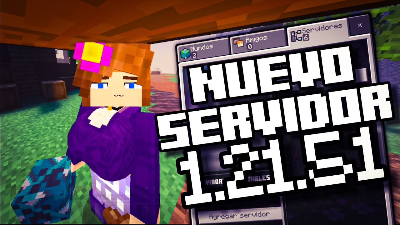 el NUEVO y MEJOR SERVIDOR SURVIVAL para MINECRAFT 1.21 ( No PREMIUM ) Bedrock/PE/Java - YouTube