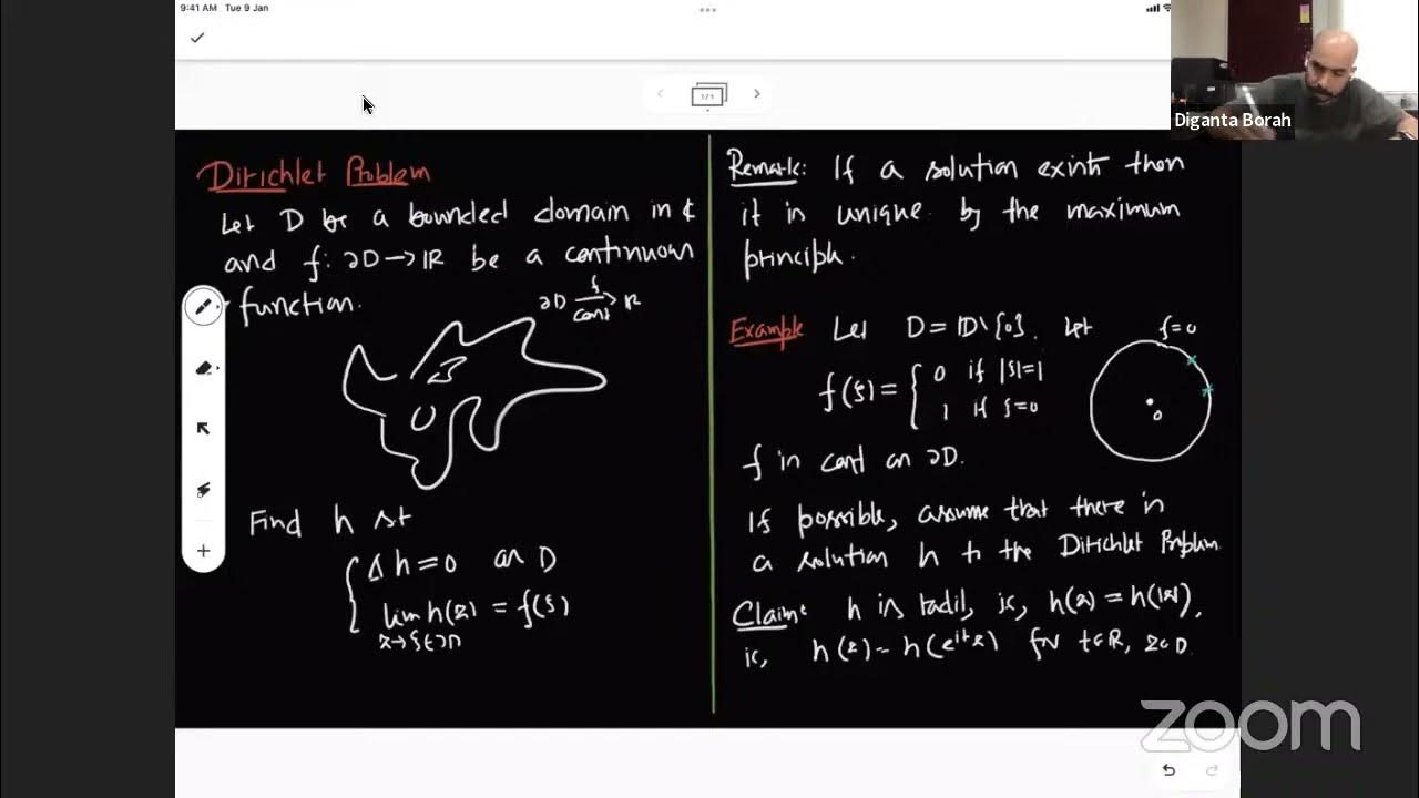 The Riemann Mapping Theorem via the Dirichlet problem | Prof. Diganta Borah | Day 2 - YouTube