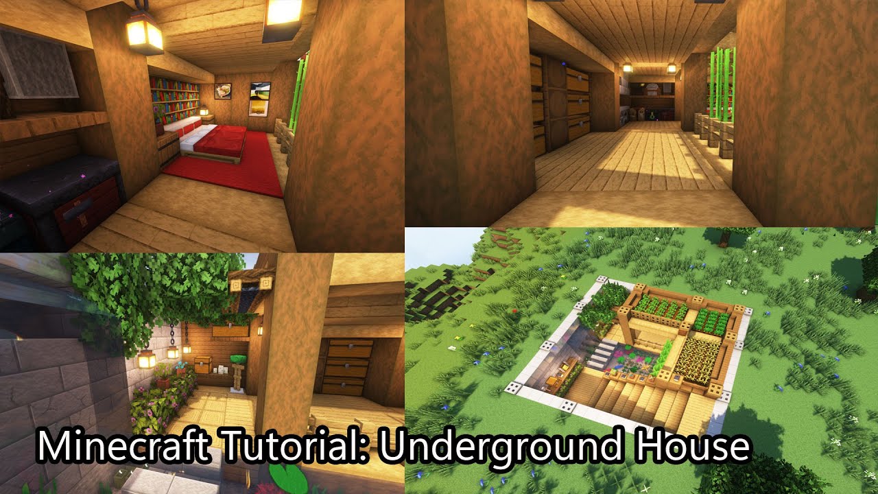 Minecraft Tutorial | Underground House - YouTube
