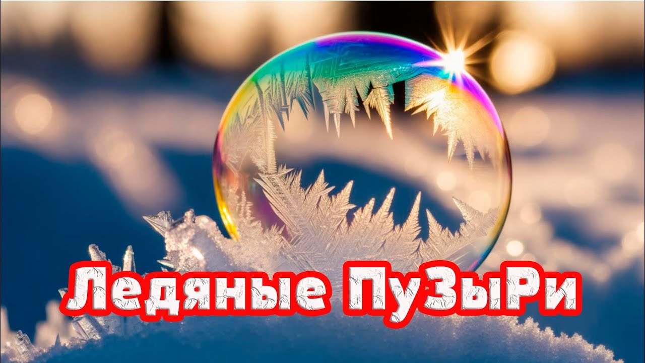 ЛЕДЯНЫЕ ПУЗЫРИ 🌀☃️ ️ Youtube