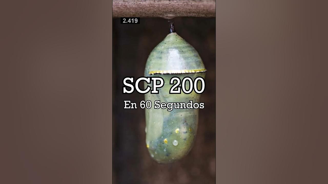 SCP 200 en 60 Segundos - "La Crisalida" - YouTube