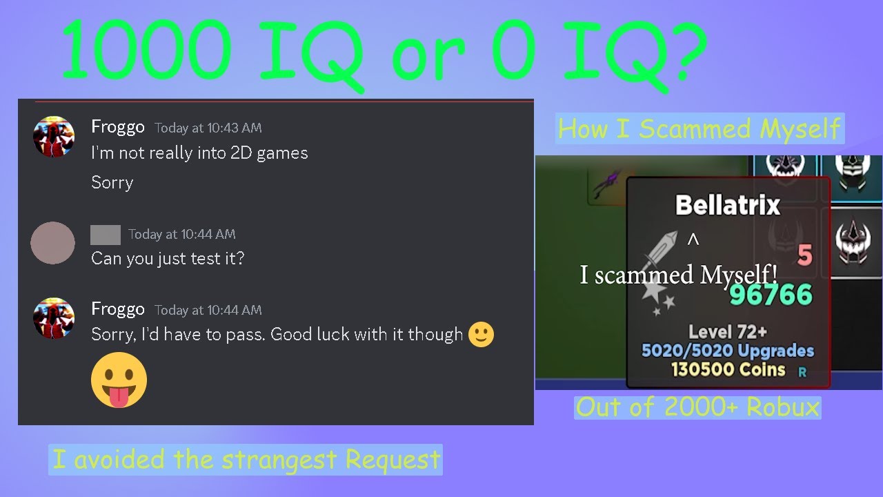 1000 IQ or 0 IQ? - YouTube