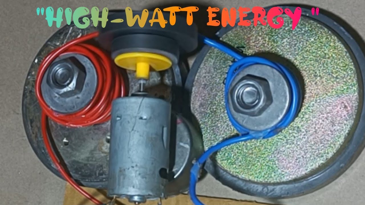 "Building a Magnetic AC Generator Using a DC Motor: DIY Energy Solution ...
