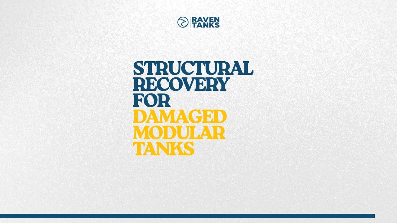 Structural Recovery for Damaged Modular Tanks - YouTube