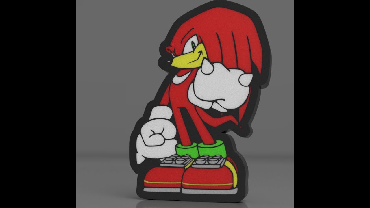 3D Printed Knuckles Lamp - 6 Colors Multi-Material Print! - YouTube