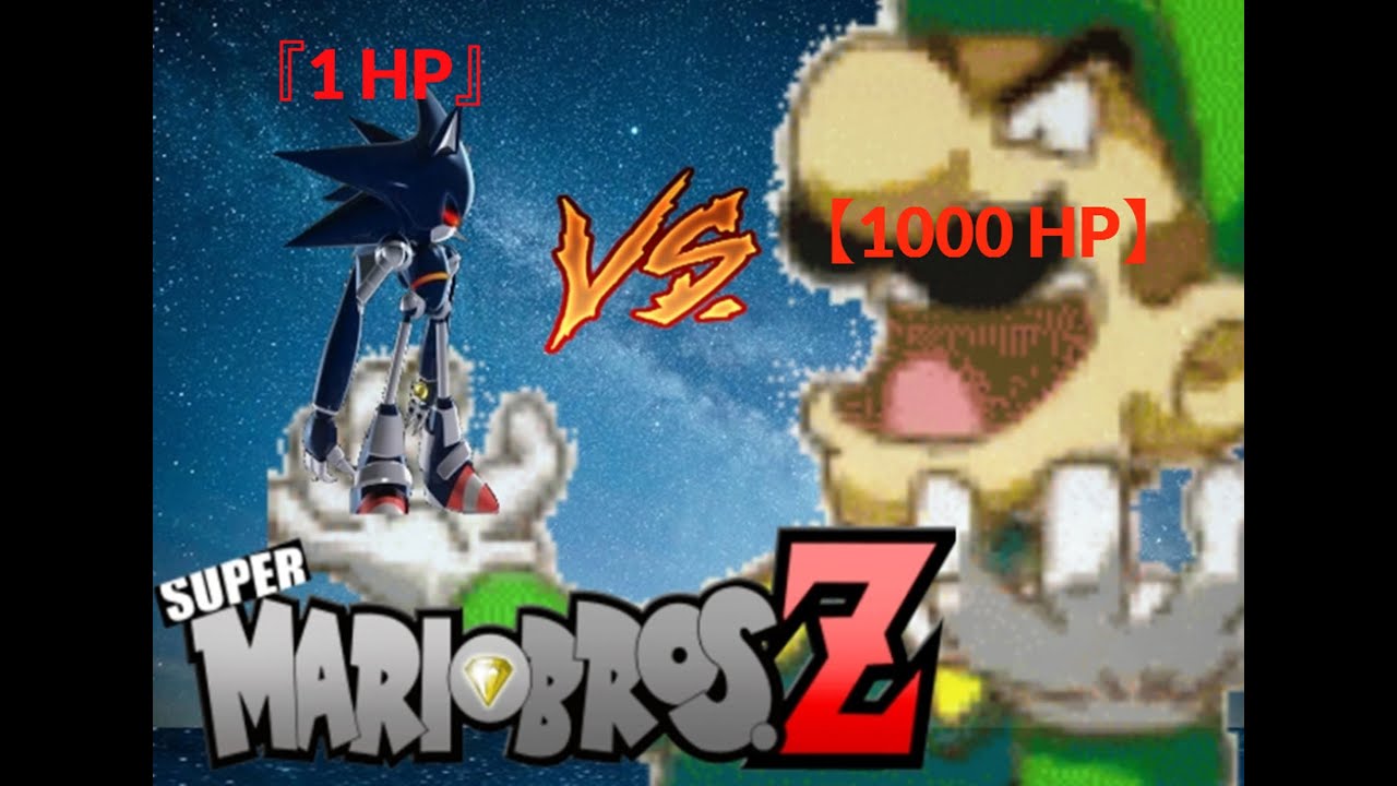 SMBZ-G Fighting a 1000hp Luigi (no damage) - YouTube