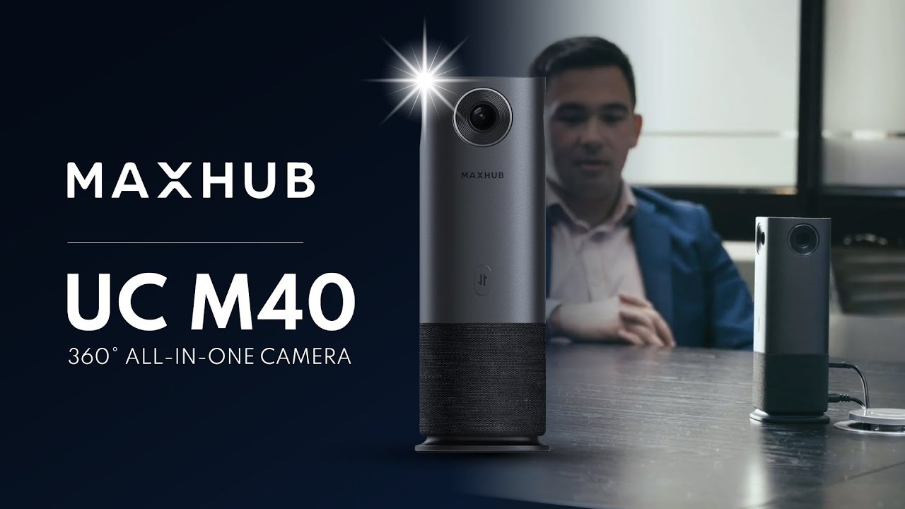 MAXHUB UCM40 360 Degree All-in-One Camera - YouTube