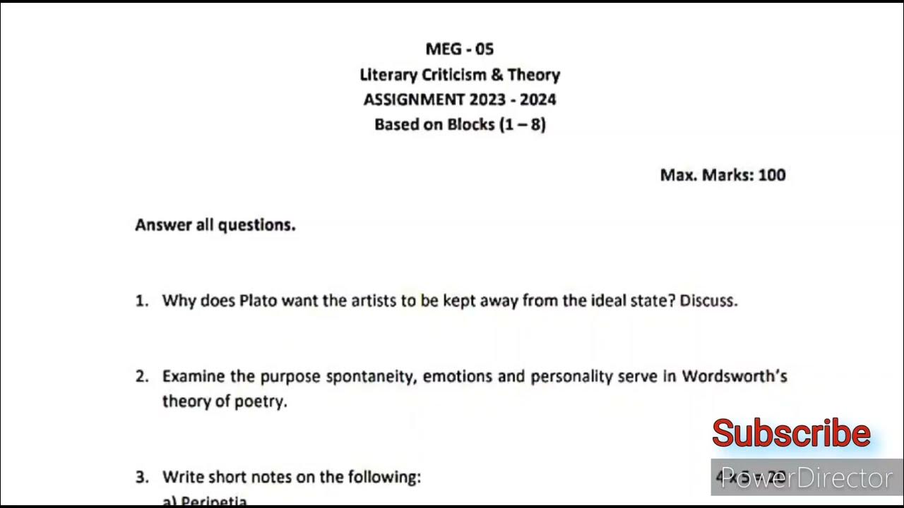 MEG 05 Solved Assignment 2023-24 | MEG 5 Solved Assignment 2024 PDF | MEG 005 Solved Assignment ...