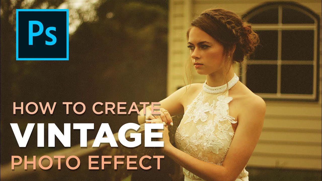 How to VINTAGE Sepia Tone look in Photoshop CS6, CC | Photoshop Effects ...