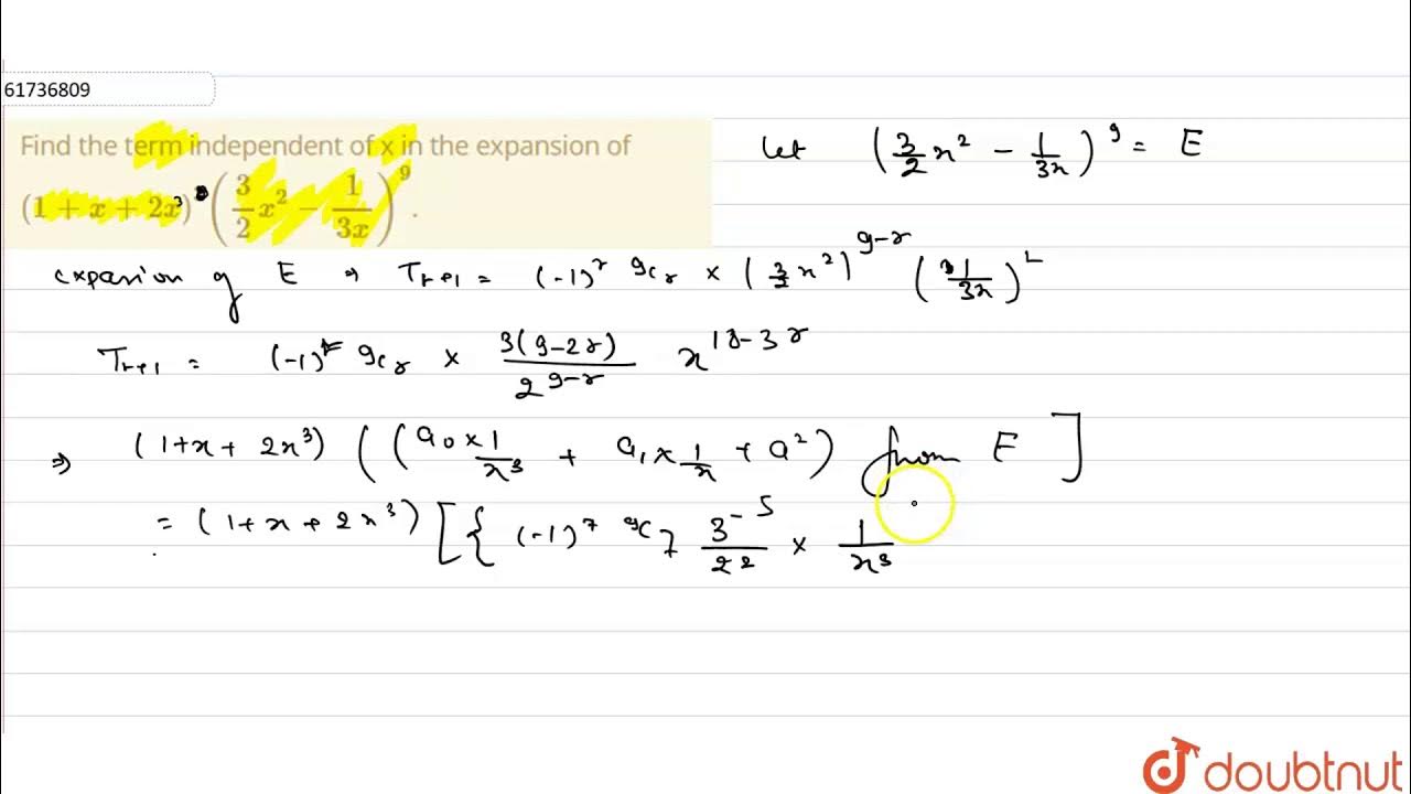 Find The Term Independent Of X In The Expansion Of 1 x 2x 3 3 2x find-the-term-independent-of-x-in-the-expansion-of-1-x-2x-3-3-2x