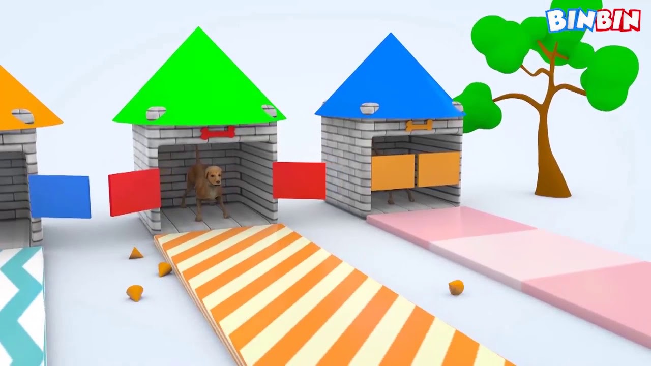 Мультик для детей о красках и животных. Learn Colors with Dogs for Kids ...