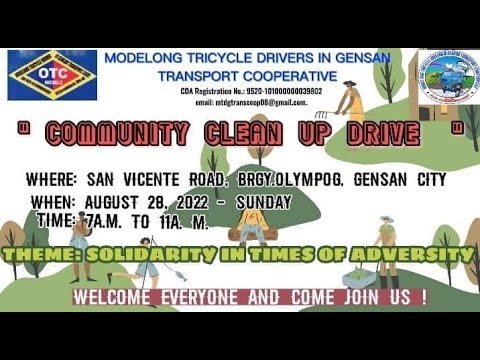 COMMUNITY CLEAN UP DRIVE - YouTube