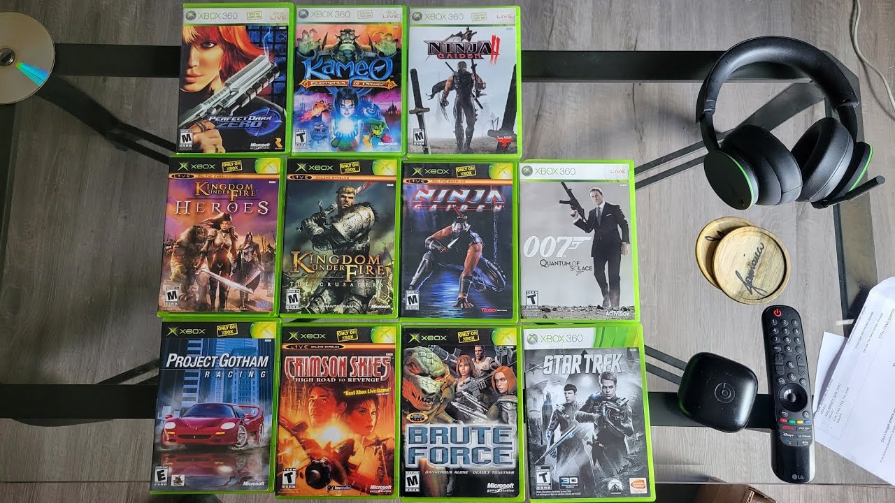 DKOldies and Lukie Games retro Xbox and Xbox 360 unboxing - YouTube