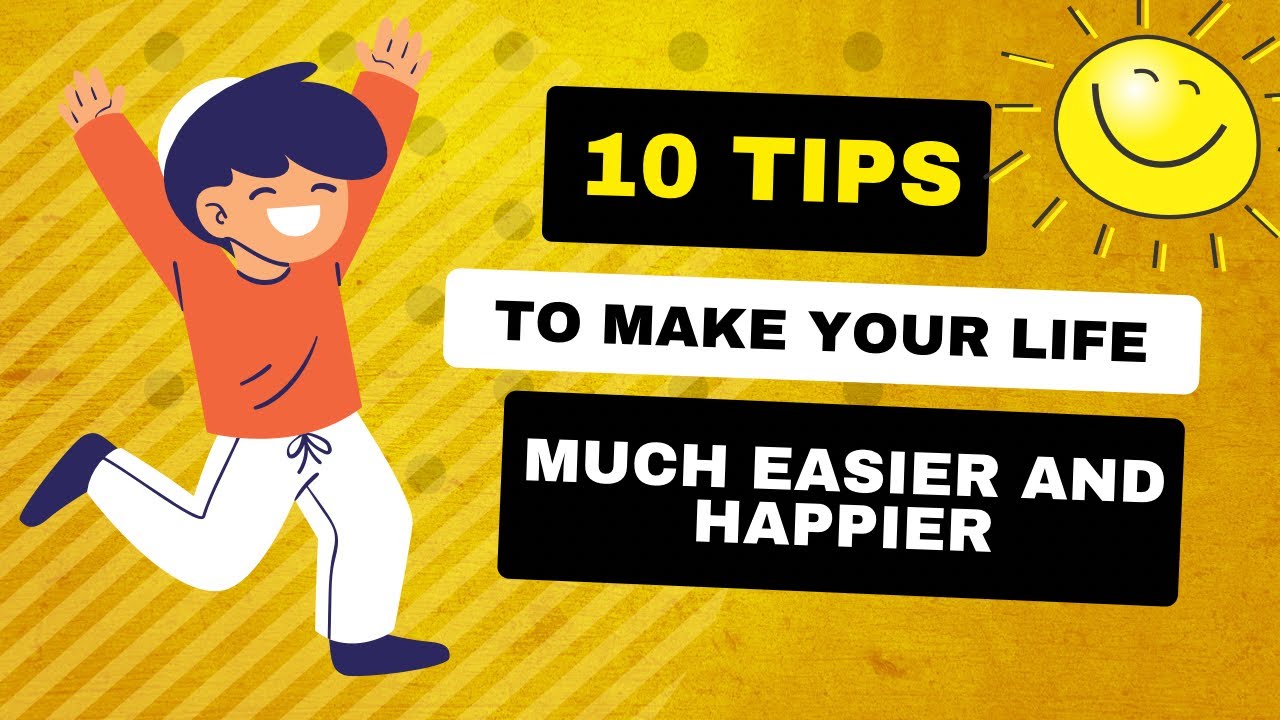 How to REDUCE stress and to be HAPPY | 10 tips everyone should use ...