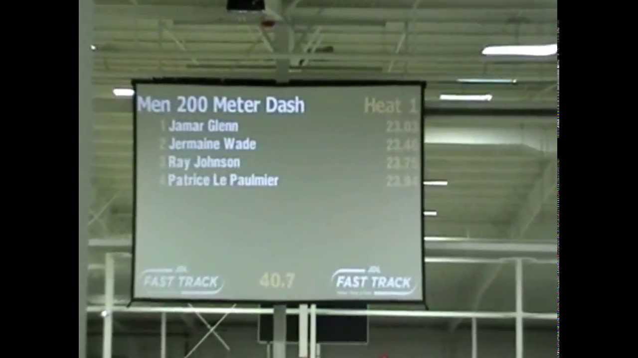 Jermaine Wade - Rick Pack - 200m - SE Indoor Masters Championships ...