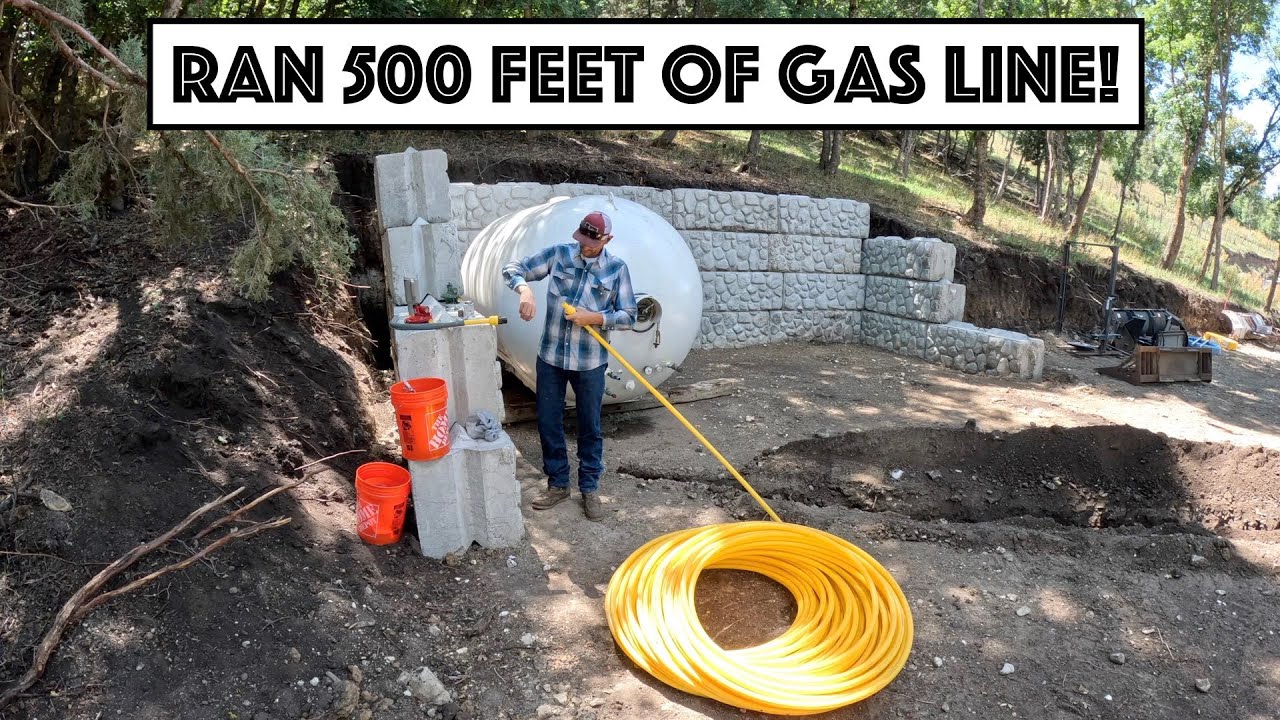 #696 - Trenched 500 Feet Of Gas Line To Bobtail Propane Tank, Yard ...