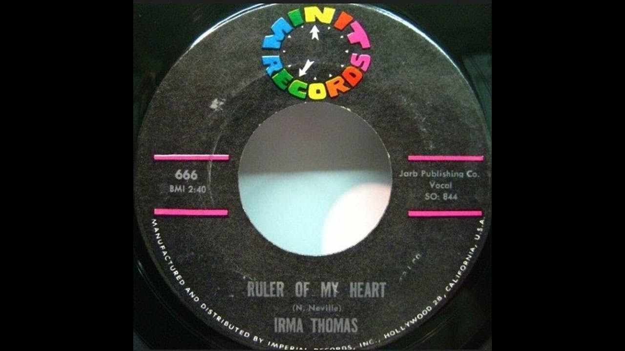 Irma Thomas - Ruler Of My Heart - US Minit Records Demo released 1963 - YouTube