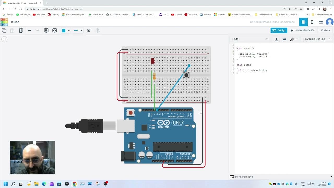 04 - Condicionales IF ELSE... Aprender Arduino robótica y programación a la vez. - YouTube