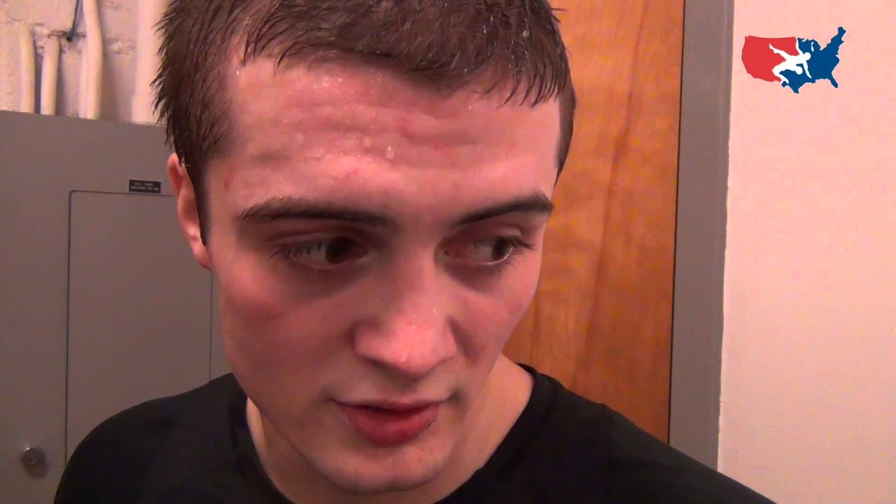 Wisconsin's Isaac Jordan after winning first Big Ten title - YouTube