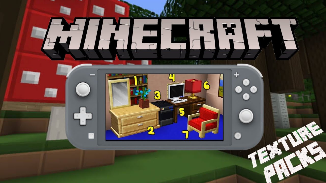 Packs de TEXTUTAS Nuevos para MINECRAFT en NINTENDO SWITCH || Todo se ...