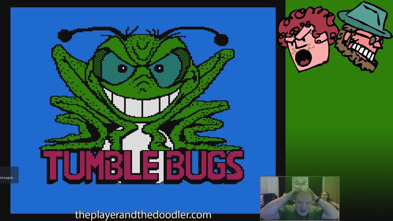 Tumble Bugs for the Atari 800: The Player and the Doodler - YouTube