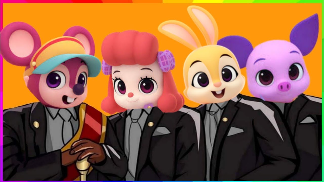 Pinkfong Hogi And Jeni & Jordi And Lila Coffin Dance Song Cover With ...