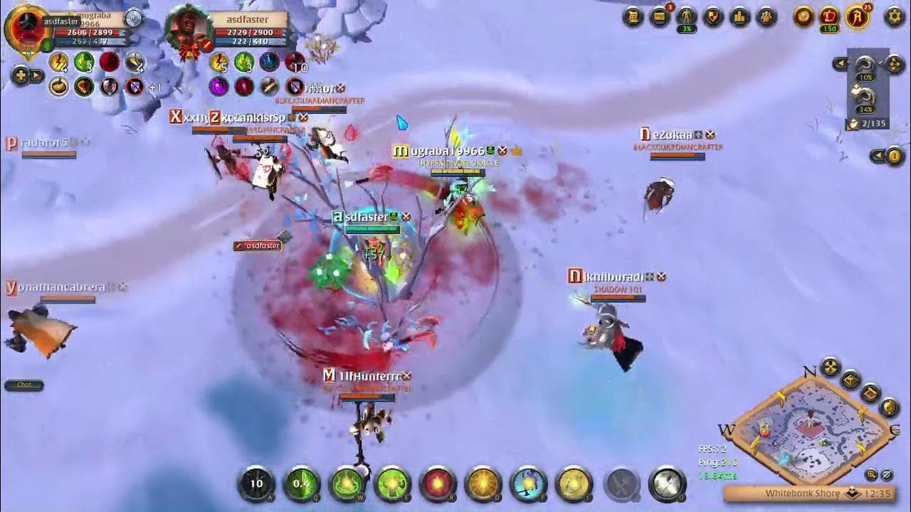 Albion Online - Small Scale PVP 2v9 - YouTube