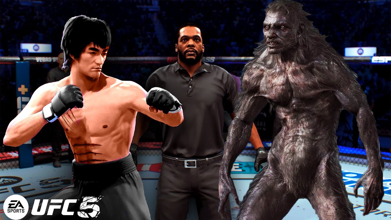 UFC 5 | Bruce Lee vs. Werewolf Fighter Killer (EA Sports UFC 5) - YouTube