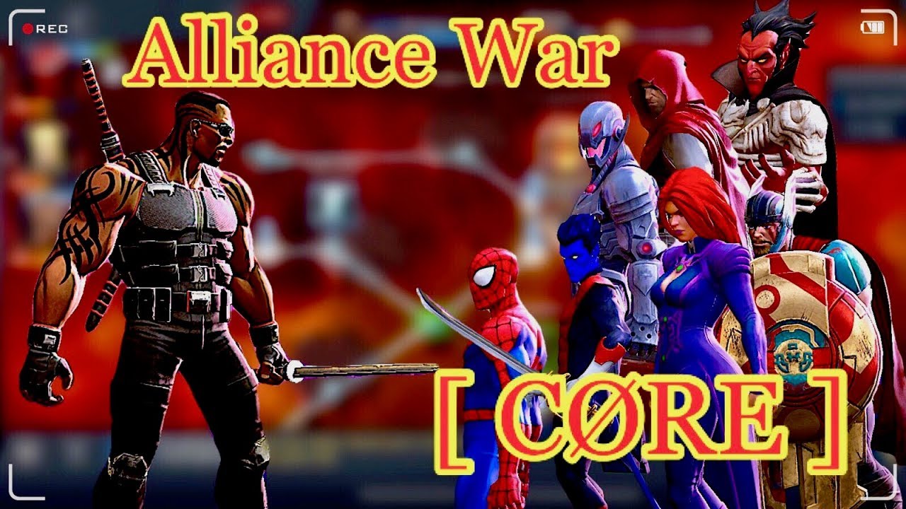 MCOC T1 ALLIANCE WAR: BLADE versus [ CØRE ] (Path 6) Easy Path ?? - YouTube