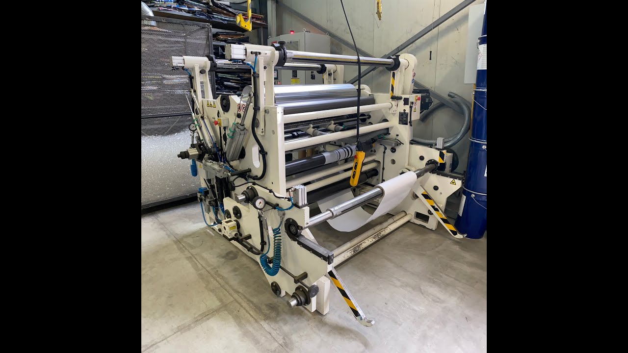 IMS DELTAMATIC RU1 Slitter rewinder for flexible film and foils / FOR ...