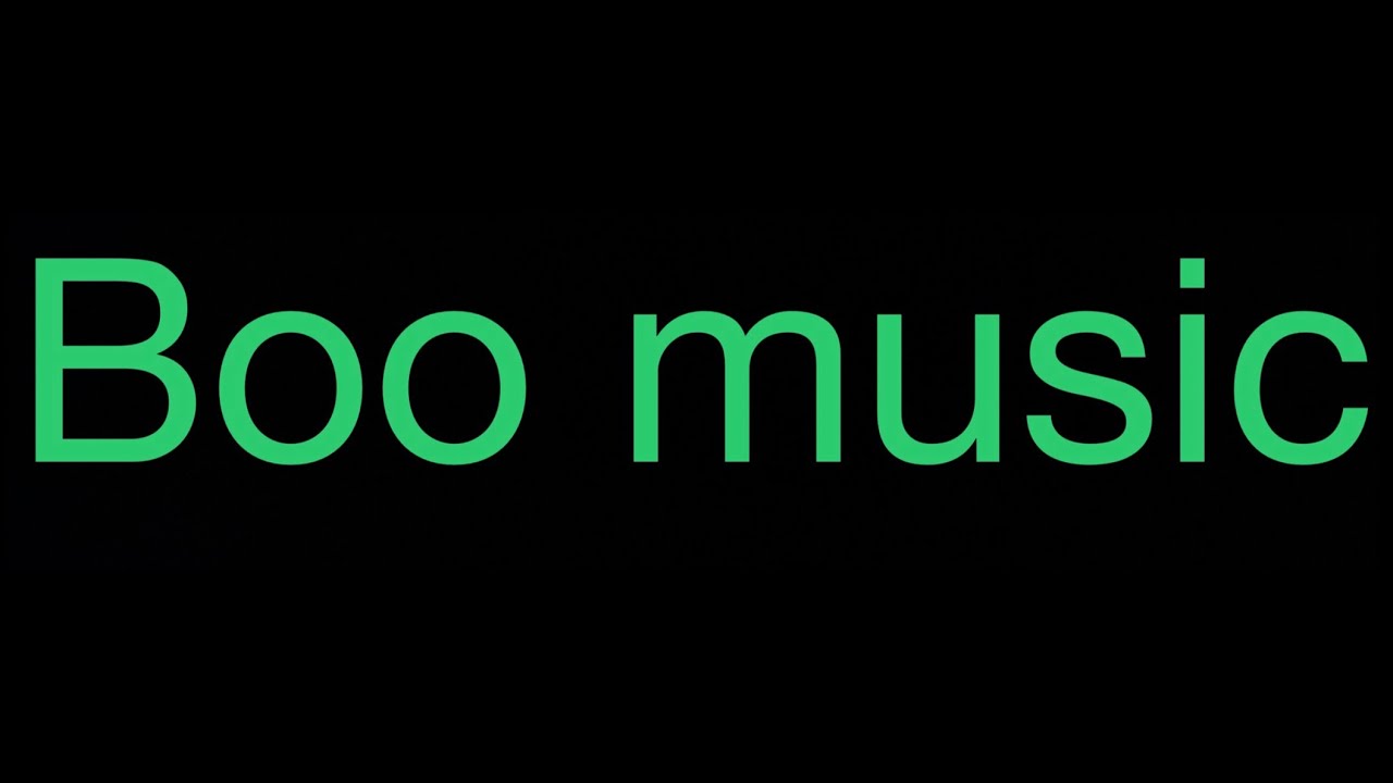 Boo Music - YouTube