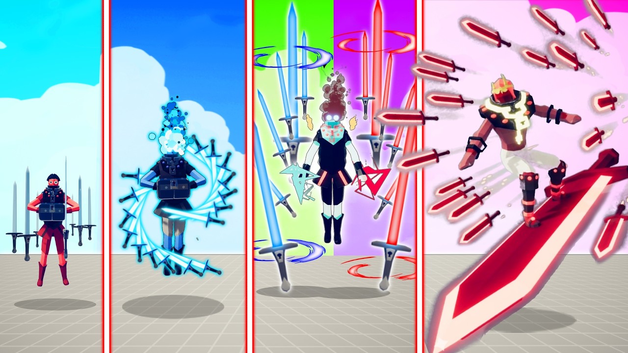 EVOLUTION OF ULTIMATE SWORDCASTER | TABS - Totally Accurate Battle ...