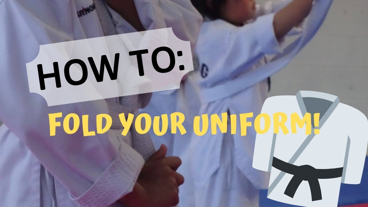 How To - Fold your uniform - YouTube