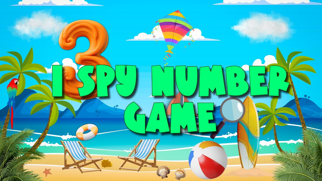Fun I Spy Numbers | Kindergarten Math Game - YouTube