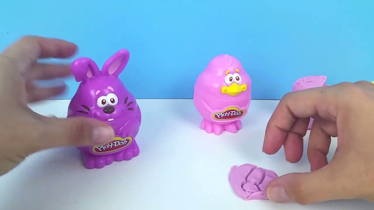 Play Doh Stampers Easter Chick Bunny Toy Videos for Children - YouTube