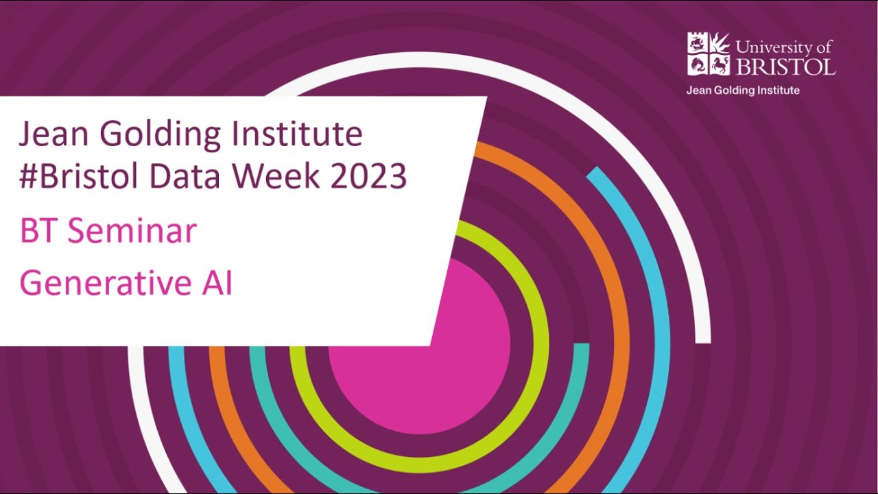 BT Seminar: Generative AI - YouTube