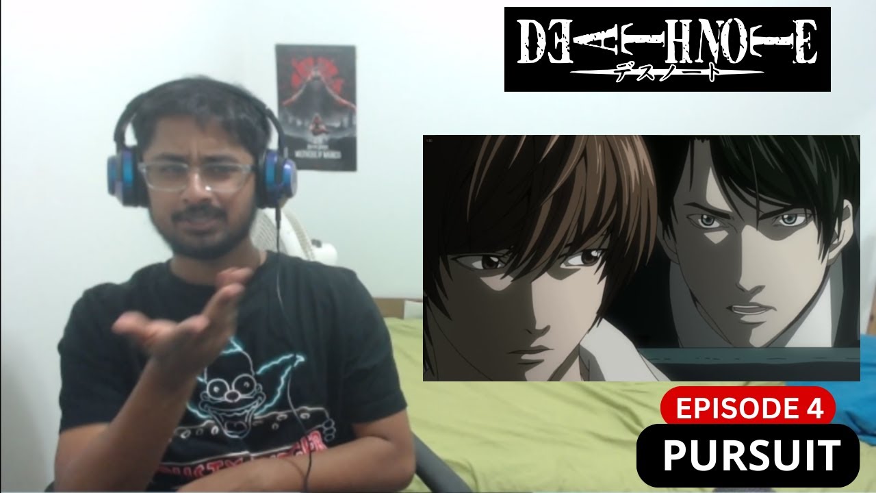 Death Note Episode 4 - Pursuit l Film Student Reacts l Bad Move From ...