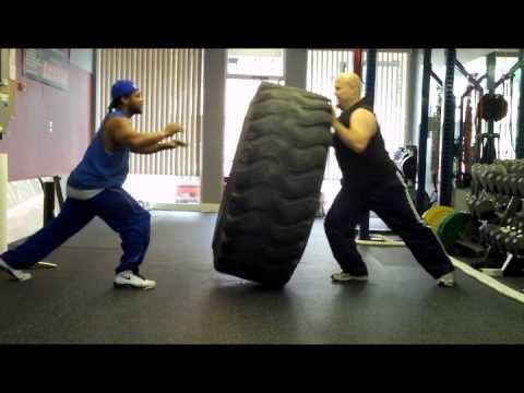Partner Tire Push Battle - YouTube