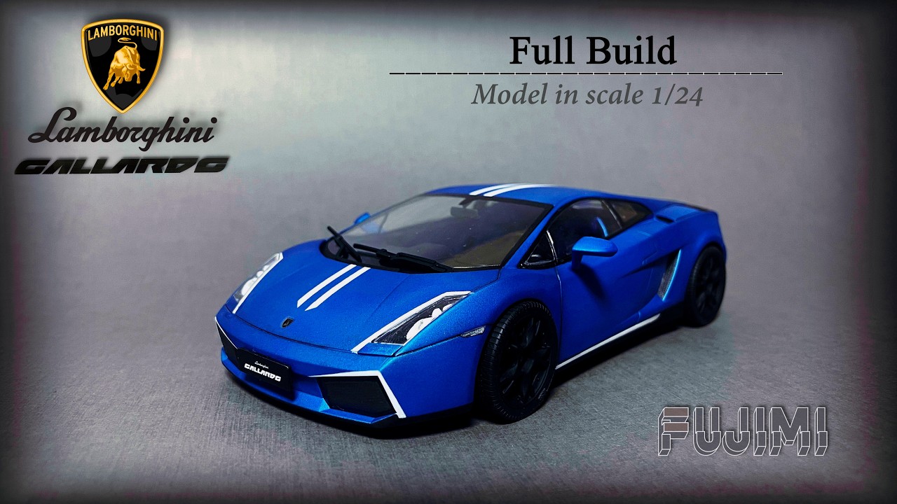 Lamborghini Gallardo SE [Full build] - Scale model 1/24 (Fujimi) [ASMR ...