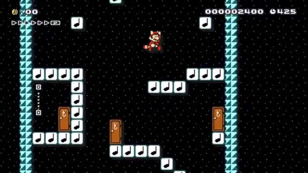 Super Mario Maker - SMA4: Super Mario Bros. 3 e-Reader remake E-6 ...