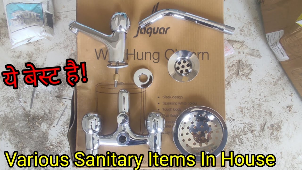Important Sanitary & Plumbing Related Items!! जाने बाथरूम के आईटम!!# ...